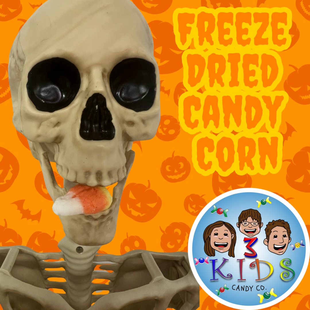 Freeze Dried Halloween Candy Corn | 3 Kids Candy