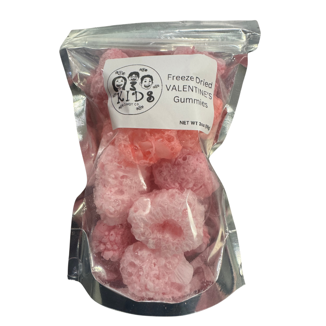 Freeze Dried Candy - Valentine's Day Gummies | 3 Kids Candy